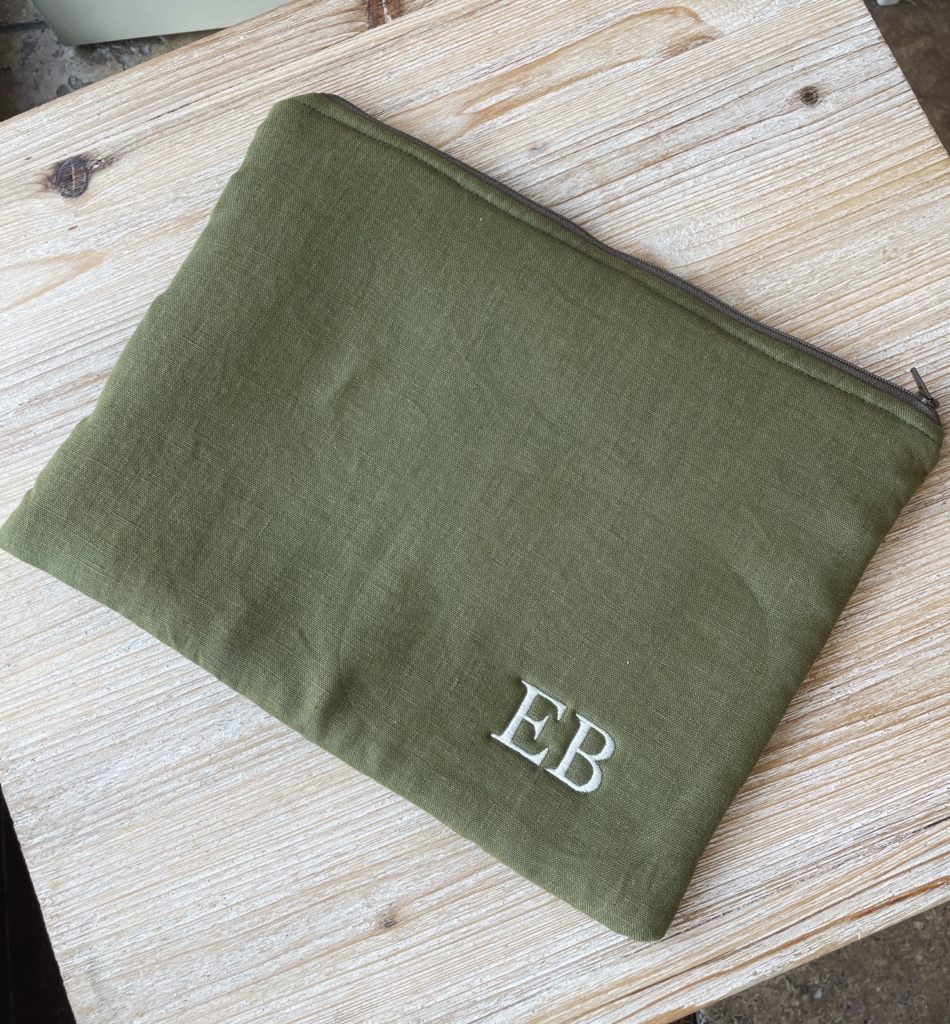 PORTA COMPUTER IN LINO - TREDICI GIOIE